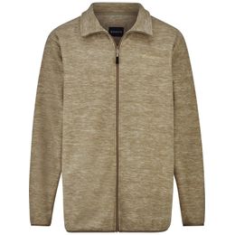 Babista Herren Sweatjacke "Fleecejacke FLOREVERTO", beige, Gr. 50, Obermaterial: 100% Polyester COOLMAX PES(Coolmax)., Sweatjacken