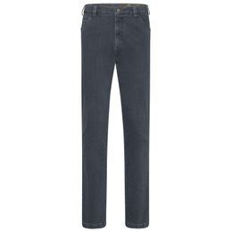 MEYER Herren Chinos "DUBLIN", grau, Gr. 106, unifarben, 92% Baumwolle, 6% Polyester, 2% Elasthan, Hosen, im 5-Pocket-Design