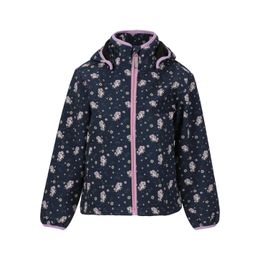 ZIGZAG Jungen Softshelljacke "Stereo", blau, Gr. 92, bedruckt, mehrfarbig, 94% Polyester, 6% Elasthan, Jacken, mit coolem Print und sch&uuml;tzenden