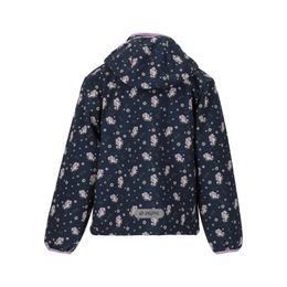 ZIGZAG Jungen Softshelljacke "Stereo", blau, Gr. 110, bedruckt, mehrfarbig, 94% Polyester, 6% Elasthan, Jacken, mit coolem Print und sch&uuml;tzenden