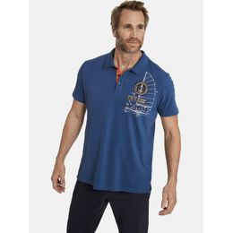 Jan Vanderstorm Herren Poloshirt "Poloshirt NICCO", blau, Gr. XXXL, Obermaterial: 100% Baumwolle CO., Shirts