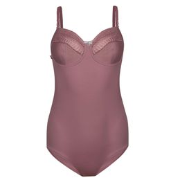 SuSa Damen Body "Body ohne B&uuml;gel Santorin", Gr. 85, rosa, Obermaterial: 63% Polyamid PA. 21% Elasthan EL. 16% Polyester PES., Bodys