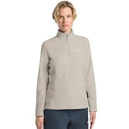 Jack Wolfskin Damen Stehkragenpullover "TAUNUS HZ W", beige, Gr. S, Obermaterial: 100% Polyester, Pullover