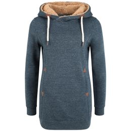 oxmo Damen Kapuzenpullover "Hoodie OXVicky", blau, Casual, Gr. XS, Obermaterial: 80% Polyester PES. 20% Baumwolle CO., Sweatshirts