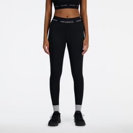 New Balance Damen Trainingstights "WOMENS TRAINING TIGHT", schwarz, Gr. XL, Obermaterial: 71% Polyester, 29% Elasthan, Hosen