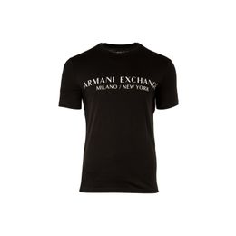 Armani Exchange Damen T-Shirt "T-Shirt 1er Pack", schwarz, Gr. XL, Obermaterial: 100% Baumwolle CO., Shirts