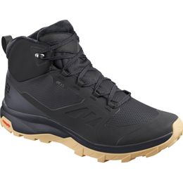 Salomon Herren Wanderschuh "OUTsnap CSWP M", Gr. 46,5, schwarz, Synthetik, Textil, Schuhe, Wasserdicht, wärmend