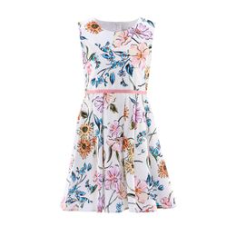 happy girls M&auml;dchen Sommerkleid "M&auml;dchenkleid", beige, Gr. 152, Stoff, 100% Baumwolle, Kleider