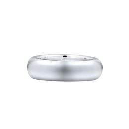 Elli Premium Damen Fingerring "Bandring 925 Sterling Silber", 56mm, ohne Stein, Silber 925 (Sterlingsilber), 6mm, silber, Silber 925