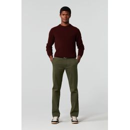 MEYER Herren Chinos "Oslo", gr&uuml;n, Gr. 25, unifarben, 99% Baumwolle, 1% Elasthan, Hosen, mit Dehnbund