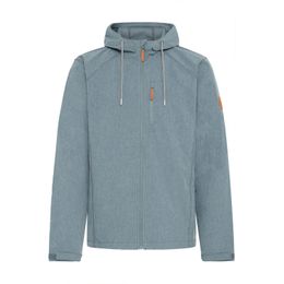 North Bend Herren Softshelljacke "Softshelljacke NBThore M Softshell W-PRO 8000 mit wasserdichter Beschichtung", blau, Gr. S, Obermaterial: 96%