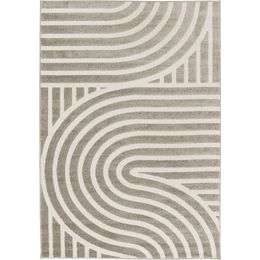 Teppich OTTO HOME, B:200cm H:9mm L:290cm, gr&uuml;n, Kunstfaser, Wohnzimmer, Teppiche, "Rubi, Supersoft, 3D- Design, weiche Haptik", softer Kurzflor,