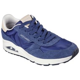 Skechers Herren Sneaker "UNO-VINTAGE DAYZ", Gr. 42, blau, Leder, Schuhe, Schn&uuml;rschuh, Halbschuh, Freizeitschuh mit Luftkissen