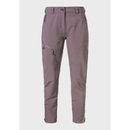 Sch&ouml;ffel SCH&Ouml;FFEL Damen Outdoorhose "Hiking Pants Style Cascata WMS", lila, Gr. 42, Oberstoff: 92% Polyester, 8% Elasthan, Hosen