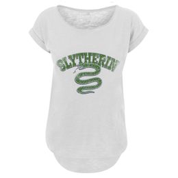 F4NT4STIC Damen T-Shirt "Harry Potter Slytherin Sport Wappen", wei&szlig;, Gr. S, Obermaterial: 100% Baumwolle, Shirts, Print