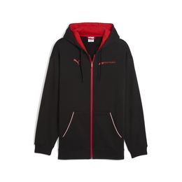 Puma Herren Hoodie "F1 Essentials+ Kapuzenjacke Herren", schwarz, Gr. S, Obermaterial: 34% Polyester, 66% Baumwolle; Kapuzenfutter: 100% Baumwolle;