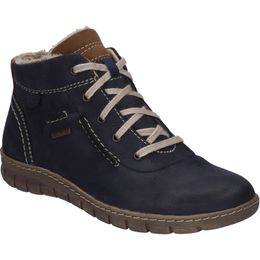 Josef Seibel Damen Stiefelette "Steffi 53, ocean-kombi", Gr. 45, blau, Obermaterial: 100% Rindsleder Leather cow., Schuhe