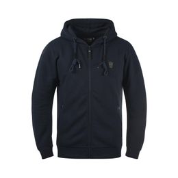 INDICODE Herren Kapuzensweatjacke "Kapuzensweatjacke IDBarnhill", blau, Gr. M, Obermaterial: 60% Baumwolle CO. 40% Polyester PES., Sweatjacken