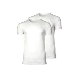 Gant Herren T-Shirt "T-Shirt C-NECK T-SHIRT 2-PACK 2er Pack", wei&szlig;, Gr. M, Obermaterial: 100% Baumwolle CO., Shirts