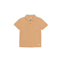 EN FANT Jungen Poloshirt "Poloshirt ENPolo SS", orange, Gr. 128, Obermaterial: 95% Baumwolle CO. 5% Elasthan EL., Shirts