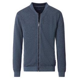 Casamoda Herren Strickjacke "Casamoda Strickjacke uni", blau, Gr. 6XL, 100% Baumwolle, Strickjacken