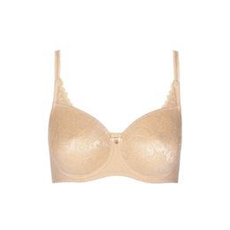 LISCA Damen Minimizer-BH "Minimizer mit B&uuml;gel Jane", Gr. 80, beige, Spitze, Obermaterial: 67% Polyester PES. 23% Polyamid PA. 10% Elasthan EL., BHs