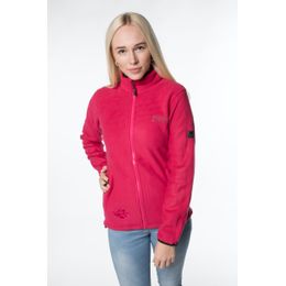 DEPROC Active Damen Fleecejacke "CAMBLY Lady", rosa, Gr. 36, Fleece, 100% Polyester, Jacken, mit Teddy-Fleece, auch in Gro&szlig;en Gr&ouml;&szlig;en erh&auml;ltlich