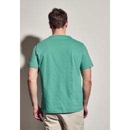 Street One MEN Herren T-Shirt, gr&uuml;n, Gr. XXXL, unifarben, Web, 100% Baumwolle, Shirts, aus reiner Baumwolle