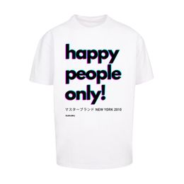 F4NT4STIC Damen T-Shirt "Happy people only New York", wei&szlig;, Gr. XXL, Obermaterial: 100% Baumwolle, Shirts, Print