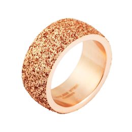 Lady Damen Fingerring, 18, Edelstahl, rosa, Edelstahl, Fingerringe