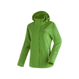 Maier Sports Damen Regenjacke "Metor rec W", gr&uuml;n, Gr. 38, 100% Polyester, Jacken, Damen Jacke mit Kapuze, Windjacke wasserdicht atmungsaktiv, Reg.