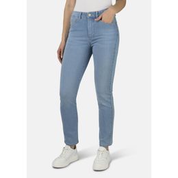 STOOKER WOMEN Damen 5-Pocket-Jeans "Milano Denim Magic Shape Fit", blau, Gr. 48, Denim/Jeans, 83% Baumwolle, 16% recycled Polyester, 1% Elasthan,