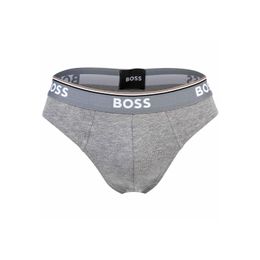 BOSS Herren Slip "Slip Briefs 3P Power 3er Pack", Gr. M, schwarz-wei&szlig;, Obermaterial: 95% Baumwolle CO. 5% Elasthan EL., Unterhosen