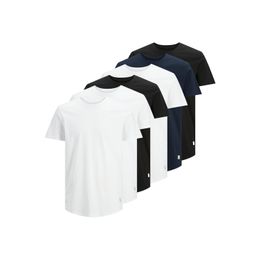 Jack & Jones JACK & JONES Herren T-Shirt "T-Shirt JJENOA TEE 6PK 6er Pack", bunt, Gr. S, Obermaterial: 100% Baumwolle CO(Bio)., Shirts