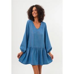 FRESHLIONS Damen Jerseykleid "Bonnie", blau, Gr. XL, 100% Baumwolle, Kleider, mit verspielten Ballonb&uuml;ndchen