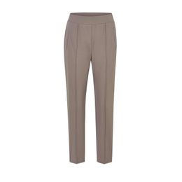 GOLDNER Damen Schlupfhose "Elegante 7/8-Schlupfhose SARA", beige, Gr. 42, Obermaterial: 50% Polyamid PA. 45% Viskose CV. 5% Elasthan EL., Hosen, Ohne