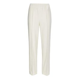 GOLDNER Damen Schlupfhose "Kurzgr&ouml;&szlig;e Rippenhose mit Biesen", wei&szlig;, Gr. 23, Obermaterial: 100% Polyester COOLMAX PES(Coolmax)., Hosen, Ohne