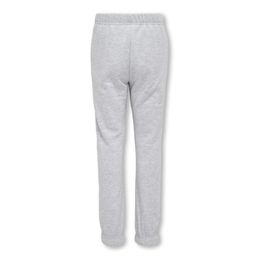 KIDS Only M&auml;dchen Jogginghose "KOGFAVE PANT SWT NOOS", grau, Gr. 122, meliert, angeraute Sweatware, Obermaterial: 60% Baumwolle, 40% Polyester, Hosen