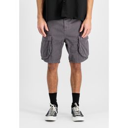 Herren Shorts "Canvas Cargo Short", grau, Gr. 32, Alpha Industries, Obermaterial: 100% Baumwolle, Hosen