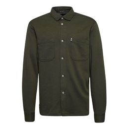 FQ1924 Herren Hemdjacke "Hemdjacke FQOliver", gr&uuml;n, Gr. S, Obermaterial: 52% Polyester PES. 48% Baumwolle CO., Jacken