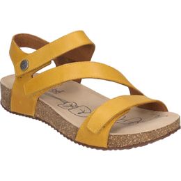 Josef Seibel Damen Sandale "Tonga 25, gelb", Gr. 41, gelb, Obermaterial: 100% Rindsleder Leather cow., Schuhe