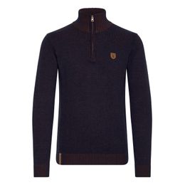 INDICODE Herren Troyer "Troyer IDNathen", blau, Gr. M, Obermaterial: 75% Baumwolle CO. 25% Polyacryl PAN., Pullover