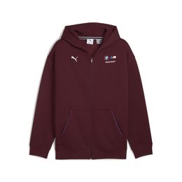 Puma Herren Sweatjacke "BMW M Motorsport Essentials Kapuzenjacke Herren", rot, Gr. XXL, Obermaterial: 32% Polyester, 68% Baumwolle; Kapuzenfutter: