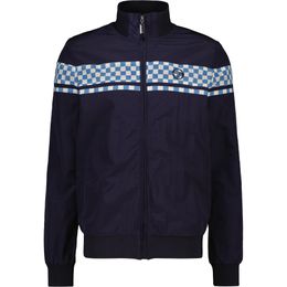 Sergio Tacchini Herren Trainingsjacke "RENZO TT Herren", blau, Gr. L, 100% NYLON, Jacken, Trainingsjacke Herren, leichte Jacke, Retro, Sportjacke,