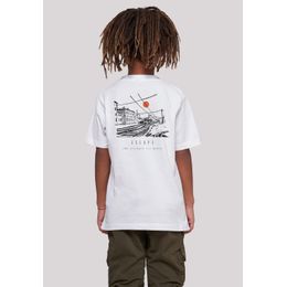 F4NT4STIC M&auml;dchen T-Shirt "Escape Discover the World Town Train Station"wei&szlig;, Gr. 122, Obermaterial: 100% Baumwolle, Shirts, Premium Qualit&auml;t, ESCAPE