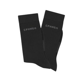 Herren Basicsocken, Copenhagen Studios, Gr. 392x schwarz, Wolle, unifarben, Socken, gerippt, mit w&auml;rmender Wolle