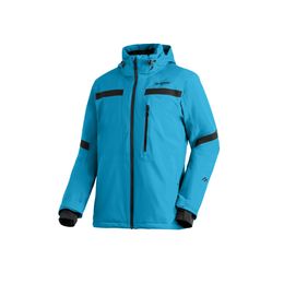 Maier Sports Herren Skijacke "Lanciano M", blau, Gr. 52, 100% Polyester, Jacken, Herren Winterjacke wattiert u. wasserdicht