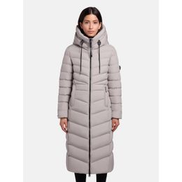 Khujo Damen Steppmantel "Ingram4-YM", grau, Gr. XXL, Obermaterial: 100% Polyester. Innenfutter: 100% Nylon. Wattierung: 100% Polyester, M&auml;ntel,