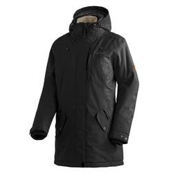 Maier Sports Damen Funktionsjacke "KATRINE", schwarz, Gr. 44, 100% Polyester, Jacken, Damen Jacke Outdoorjacke atmungsaktiv u. wasserdicht