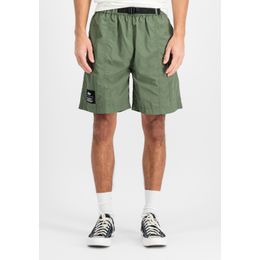 Herren Shorts "Nylon Cargo Short", gr&uuml;n, Gr. XL, Alpha Industries, Obermaterial: 100% Nylon, Hosen